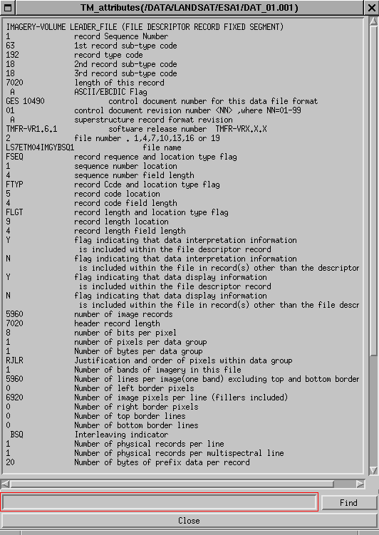 LANDSAT RGB composite